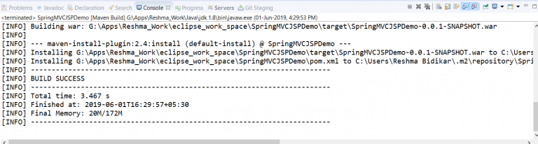 How To Create Helloworld Spring Mvc Web Application Using Maven And Eclipse Learnjava