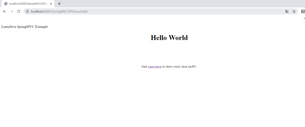 How To Create Helloworld Spring Mvc Web Application Using Maven And Eclipse Learnjava 7503